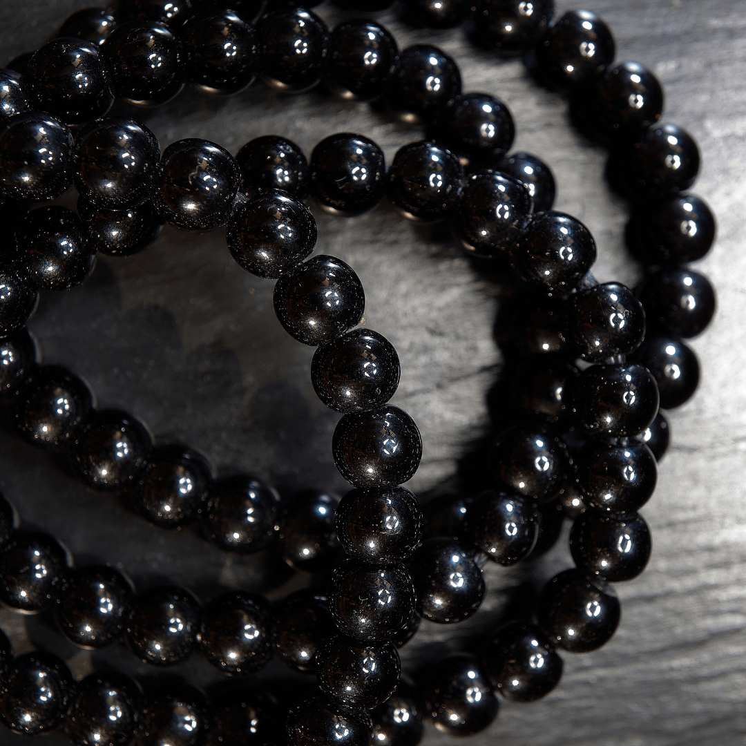Shungite Beads for EMF Protection and Healing